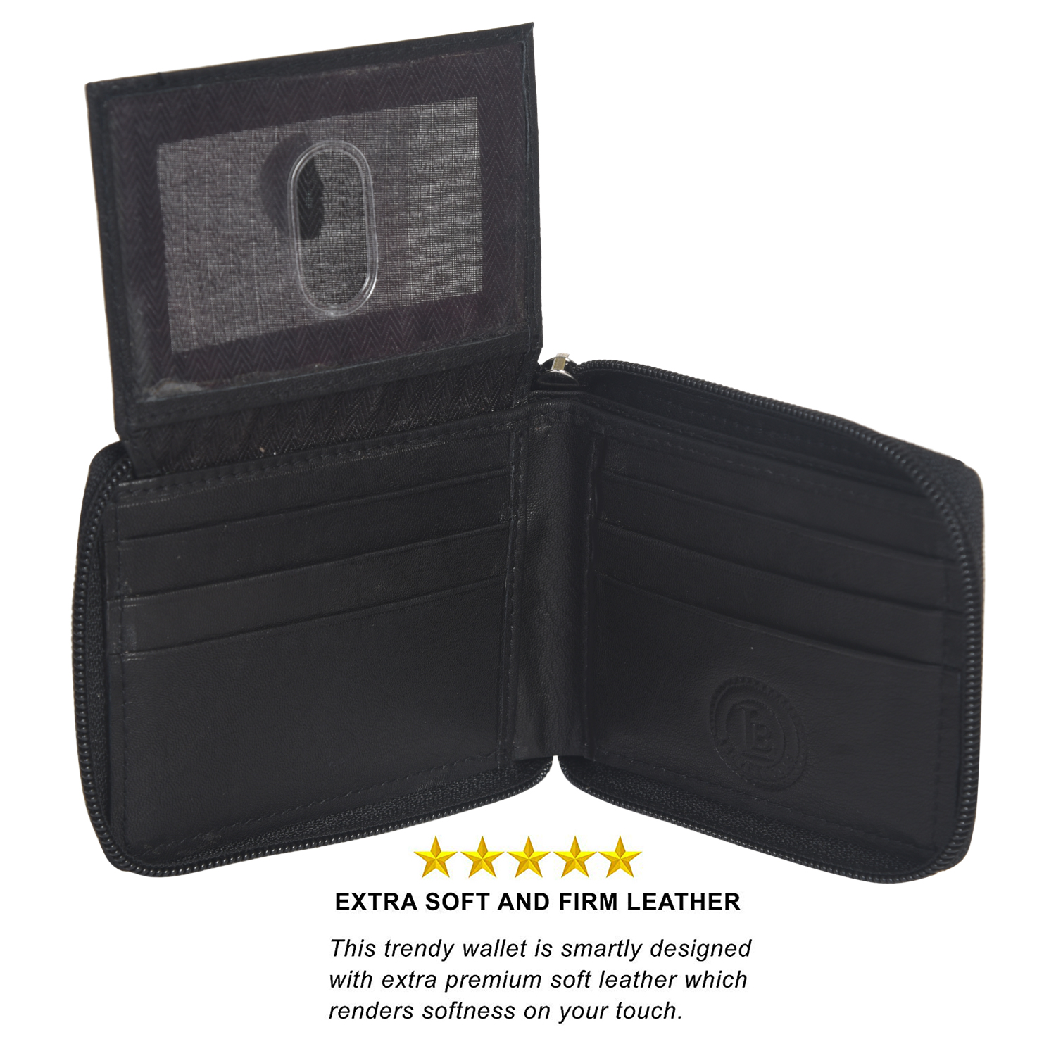 Leatherboss Genuine Leather Men Credit card With Box Bifold Wallet ...