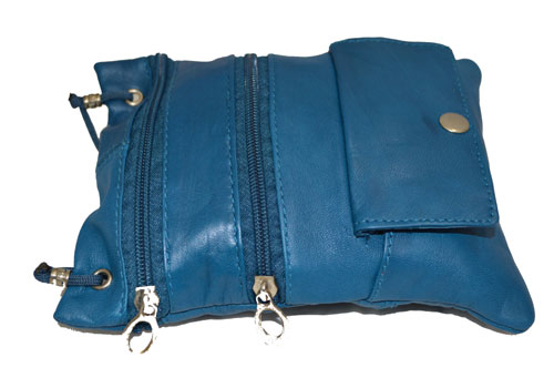 LEATHERBOSS GENUINE LEATHER PASSPORT MONEY TRAVEL NECK POUCH VERY SAFE ...